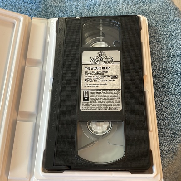 Media | The Wizard Of Oz Mgm Vhs | Poshmark